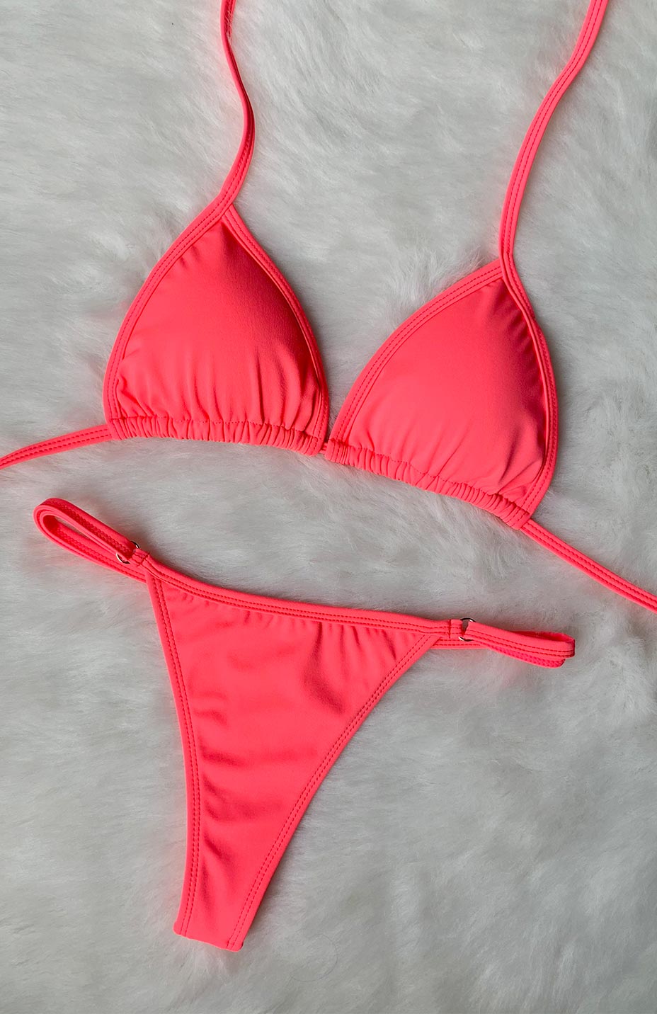 Bikini Heliconia G-String - Coral Bikini
